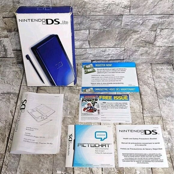 Nintendo | Other | Nintendo Ds Lite Handheld Console Empty Box Inserts ...